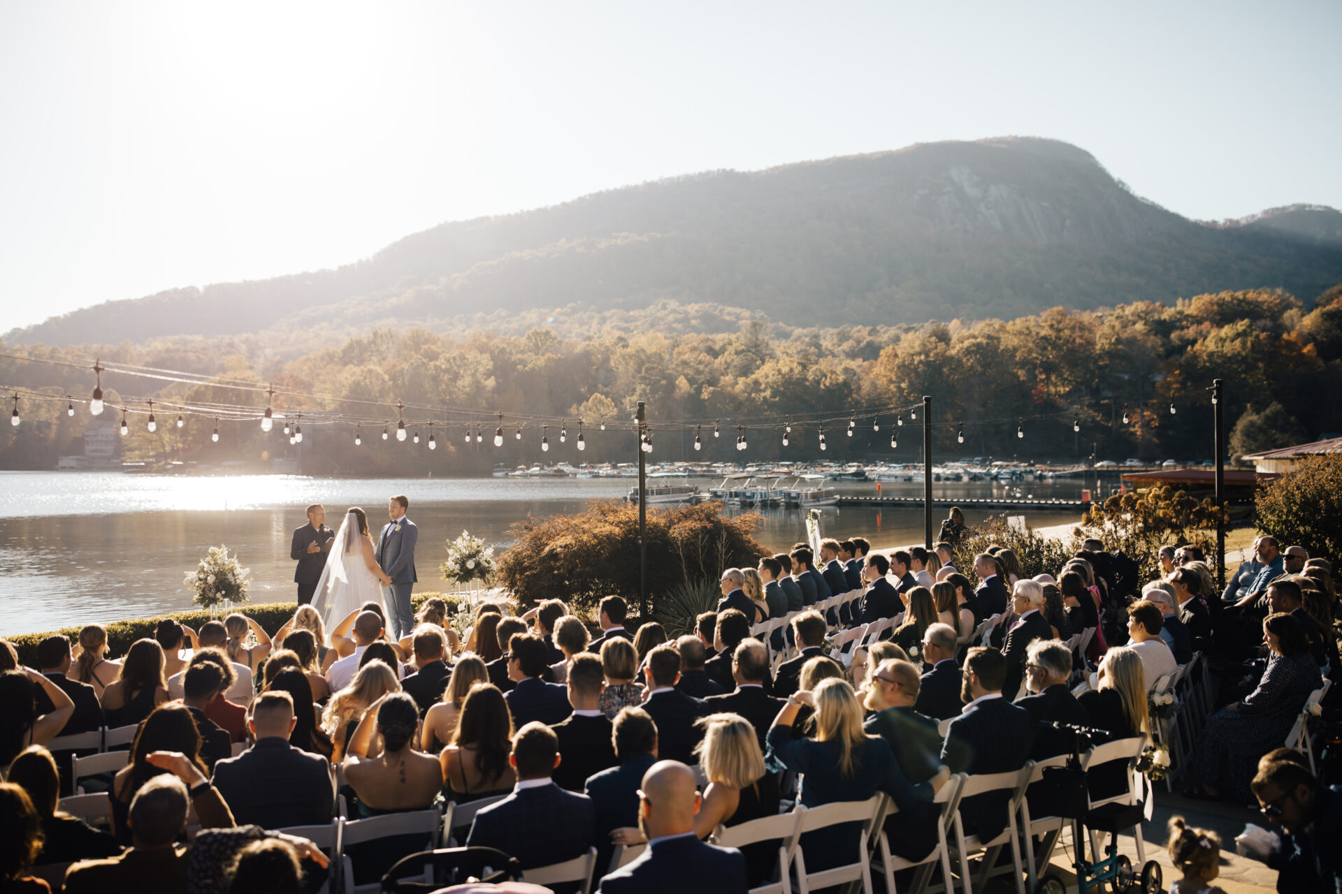 The Allure of Destination Weddings at Rumbling Bald on Lake Lure ...